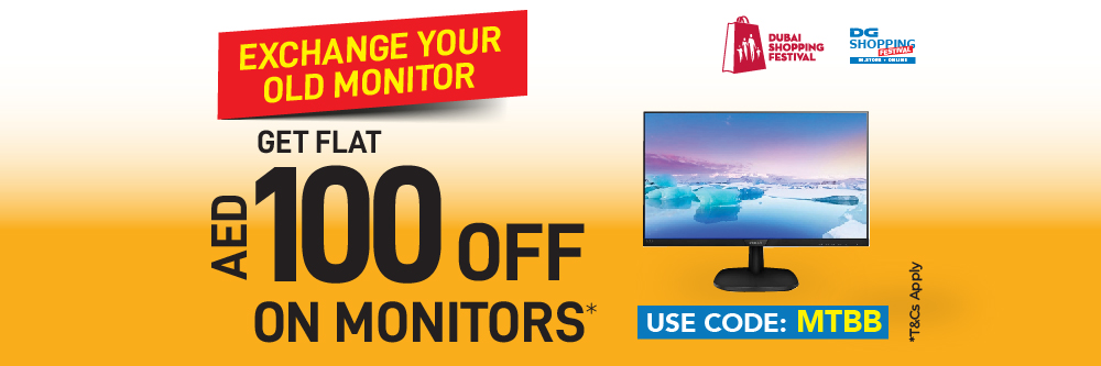Buyback Offer & Exchange Old Monitor – Sharaf DG UAE