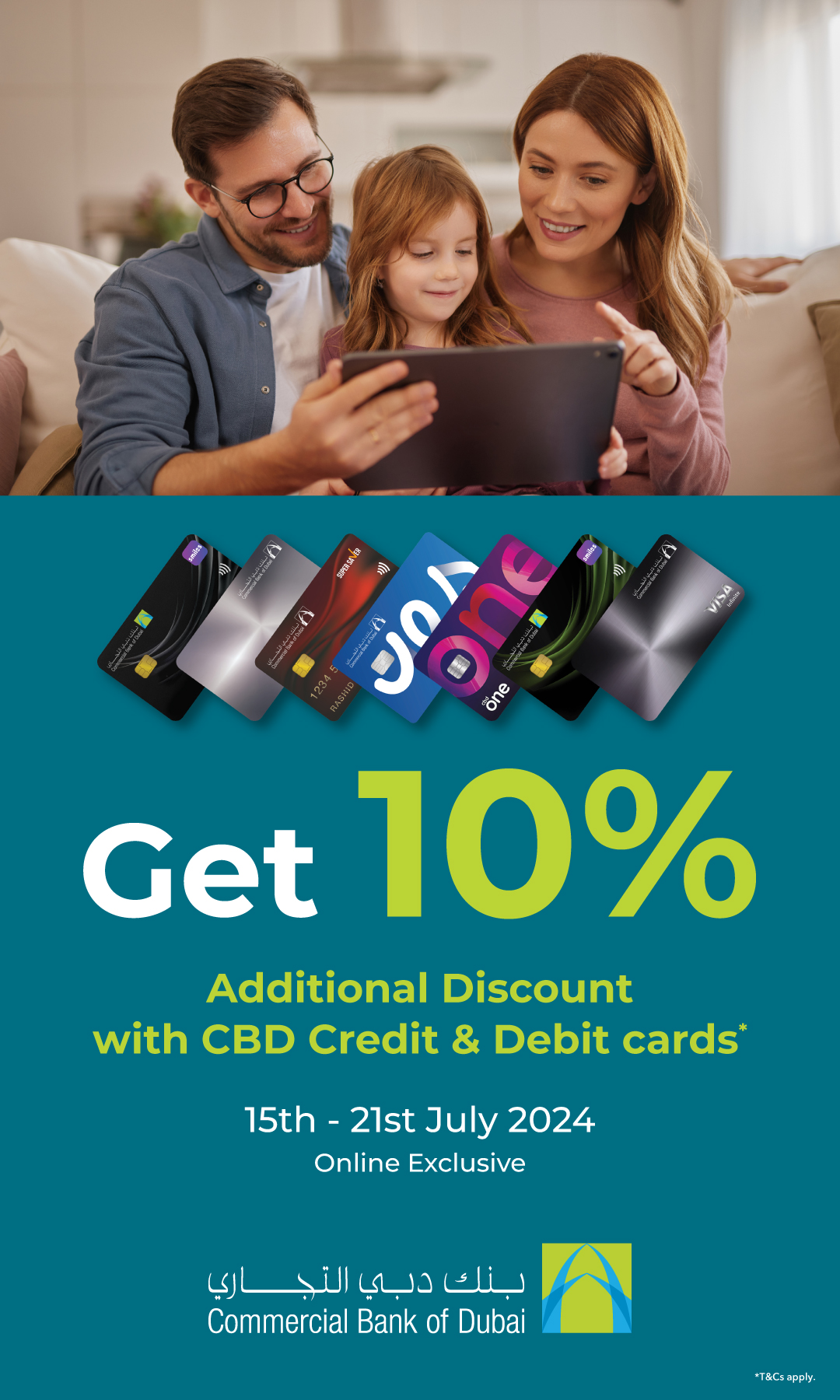 Save up to 10% on CBD credit and debit cards – Sharaf DG UAE